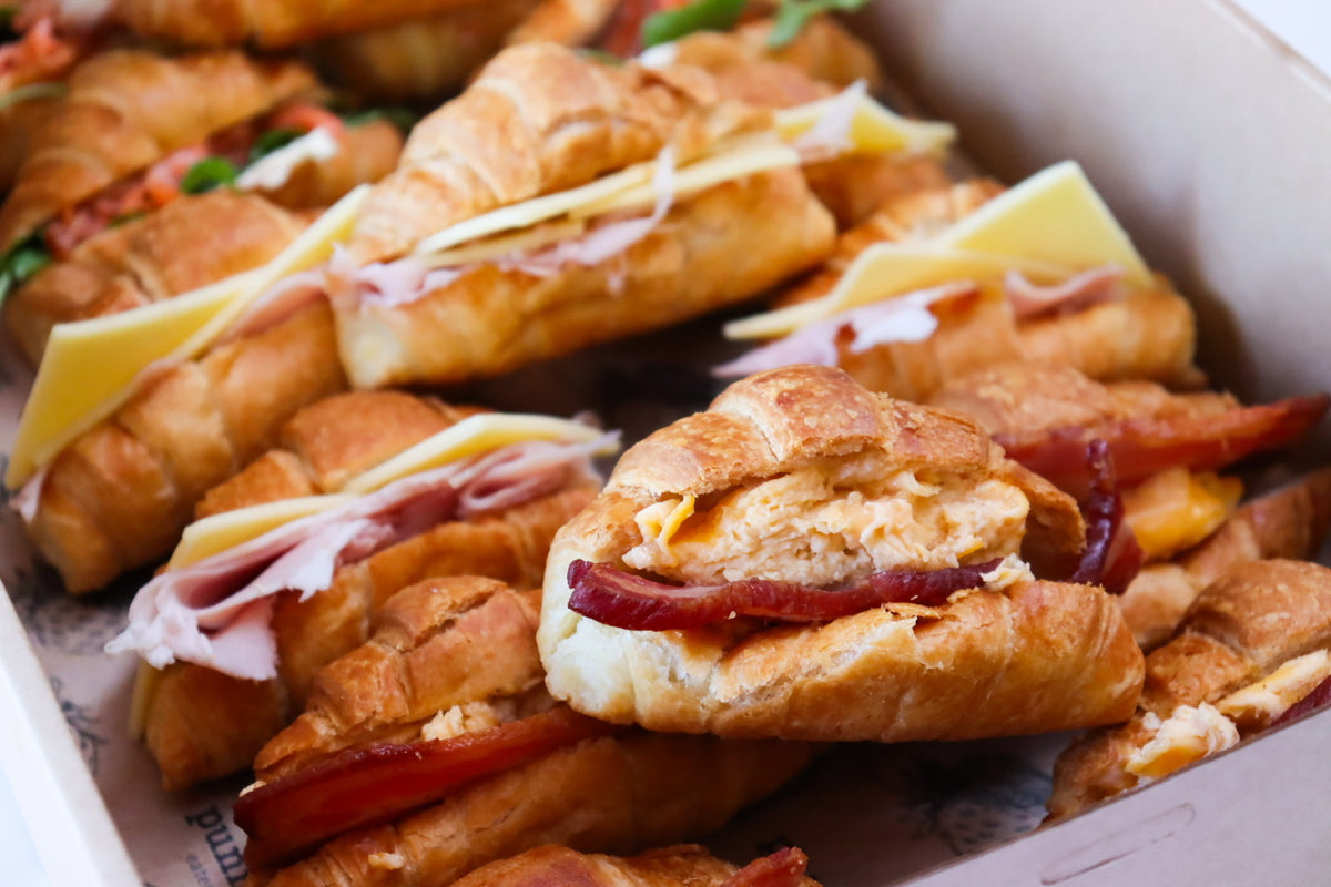 Filled croissant box - 15 mini croissants – Punnet Eatery